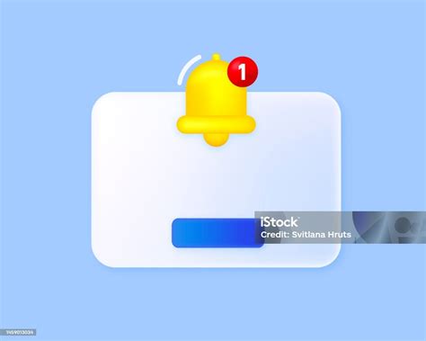 3d 디자인의 알림 알림 페이지 사업 계획 이벤트 알림 및 시간표 알림 벨이 있는 경고 알림 중요한 알림 벡터 그림입니다 3차원 형태에 대한 스톡 벡터 아트 및 기타 이미지