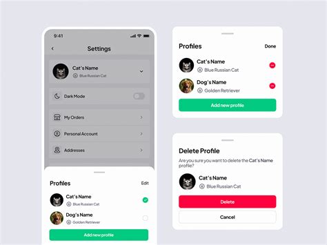 Profile Delete Modals By Onur Gür On Dribbble