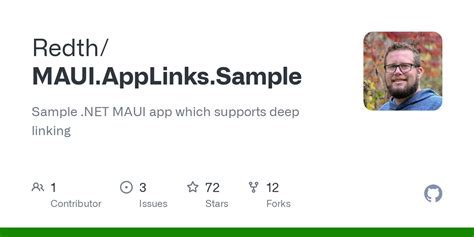 Github Redthmauiapplinkssample Sample Net Maui App Which