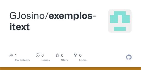 Github Gjosinoexemplos Itext