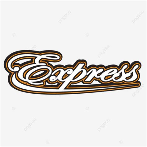 Express Text Logo Design Vector Express Express Logo Express