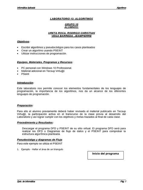 L13 Algoritmos Pdf Algoritmos Programación De Computadoras