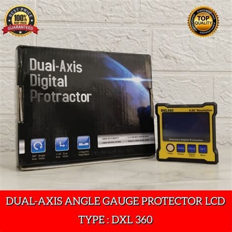 Jual Digital Protractor Dxl 360 Inclinometer Dxl360 Angle Level Axis Sudut Dxl 360 Sudut Tester