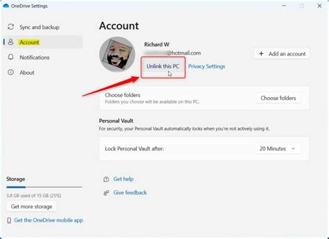 How To Remove Account And Unlink A Pc From Onedrive In Windows 11 Geek Rewind