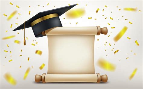 Graduation Scroll Vector Art Icons And Graphics For Free Download