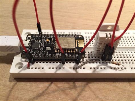 Esp8266 Nodemcu 10 Development Kit And A Dht22 Sensor With Deep Sleep
