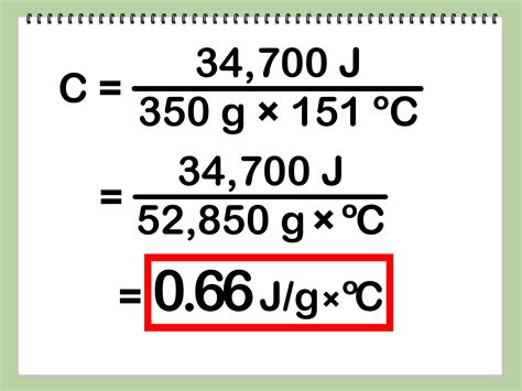 How To Calculate Specific Heat With Calculator WikiHow