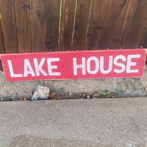 Lakehouse Sign Board Etsy