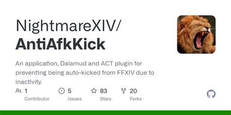 GitHub NightmareXIV AntiAfkKick An Application Dalamud And ACT Plugin For Preventing Being