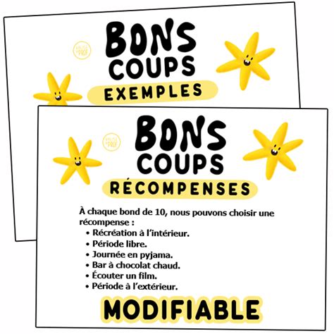 Fiches Bons Coups Valiseduprof