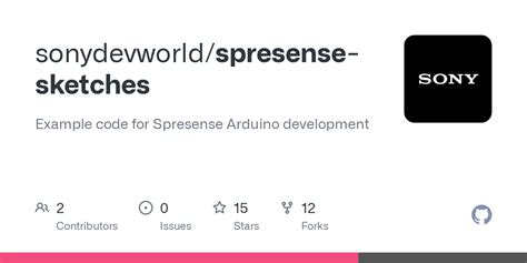 GitHub Sonydevworld Spresense Sketches Example Code For Spresense Arduino Development