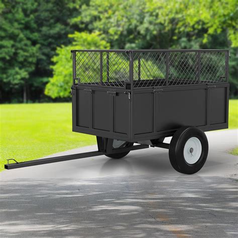 Utility Trailer Heavy Duty Atv Trailer 750lbs 17 Cubic Feet Lawn