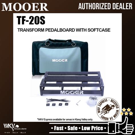 Mooer Tf 20s Transform Pedalboard With Soft Case Tf20s Shopee Malaysia