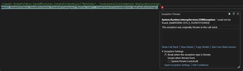 Cannot Create A Folder Or A File In Any Of Knownfolders Locations Issue Microsoft