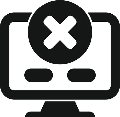 Yellow Envelope With Red Cross Mark Showing Error Vector Image