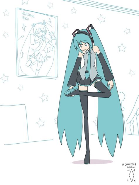 Digiral Hatsune Miku Toy Story Vocaloid Absurdres Commentary English Commentary Highres