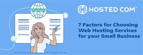 7 Factors In Choosing Web Hosting Services Small Business