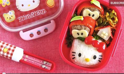 How To Make A Hello Kitty Bento Bento Lunch Creative Lunch Bento