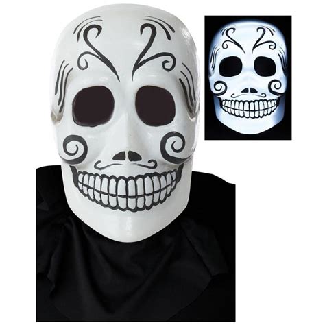 Dia De Los Muertos Light Up Mask Big W