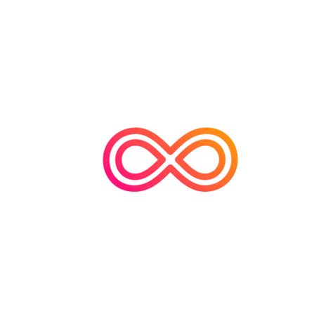 Infinity Generic Gradient Outline Icon