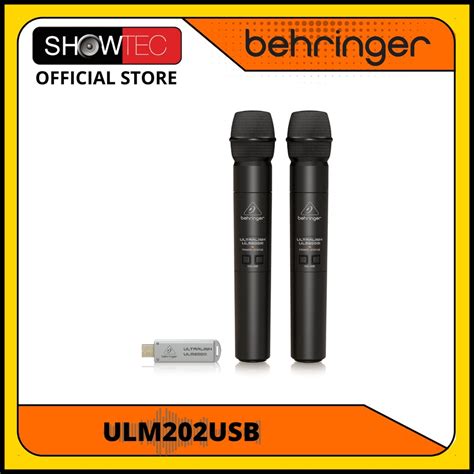 Behringer Ulm202usb Digital Wireless System With 2 Handheld Microphones