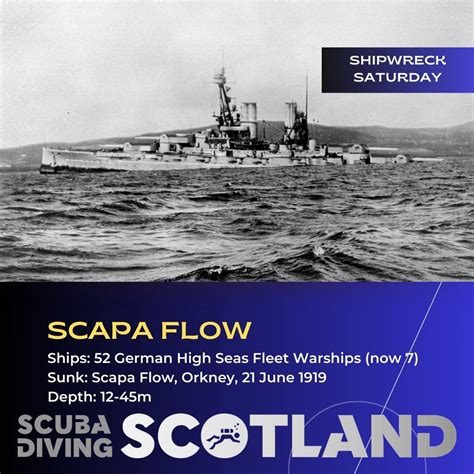 Ship Wreck Saturday Scapa Flow Scuba Diving Scotland