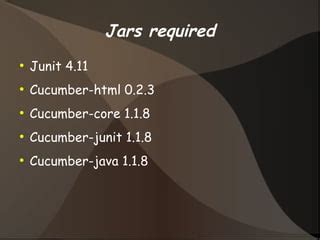 Test Automation Framework Using Cucumber Bdd Overview Part Odp