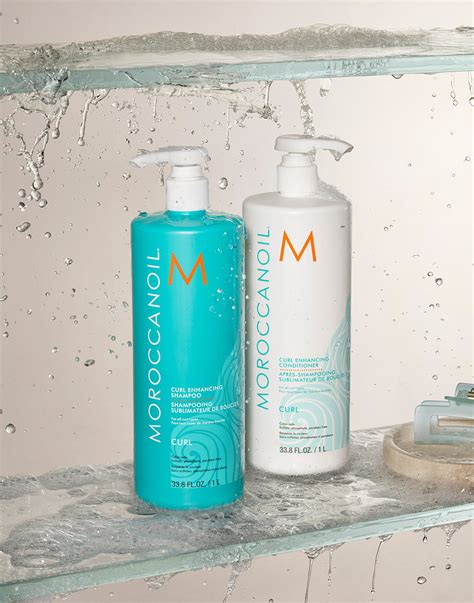 Curl Enhancing Shampoo And Conditioner Liter Bundle Moroccanoil