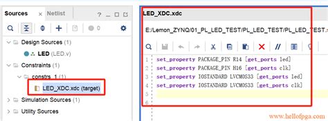 基于lemon Zynq的fpga实验一 用zynq的pl资源点亮一个led（完整图文） Hello Fpga