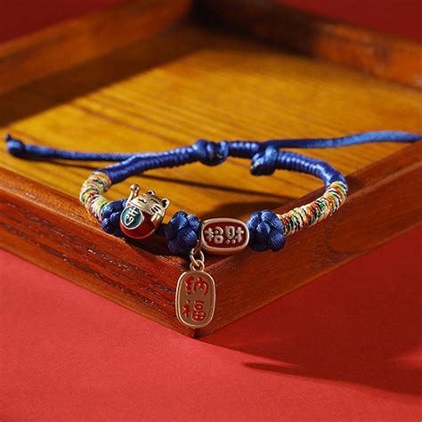 Badu Bg Декоративна яка за котка за домашен любимец Ръчно тъкано колие Орнамент в китайски стил