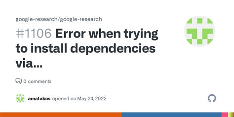 Error When Trying To Install Dependencies Via Bnnhmcrequirementstxt