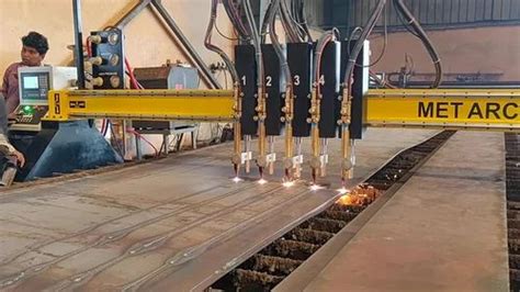 Mild Steel Multi Torch Strip Cutting Machine Capacity Up To 75mm At ₹ 800000 In Ahmedabad