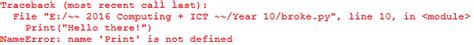 Python Error Handling CSNewbs