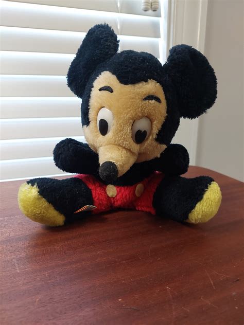 Vintage Mickey Mouse Plush Toy Etsy