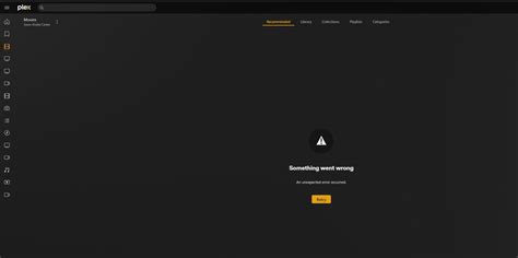 Plex Library Is Slowhome Screen Movies And Movies Screen Fail To Load Plex Media Server