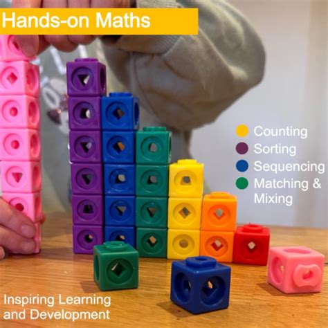 Mathlink Cubes Set Of 100 Cubes With Activity Cards Talu Darling
