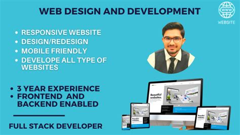 design or redesign modern responsive website with react node by