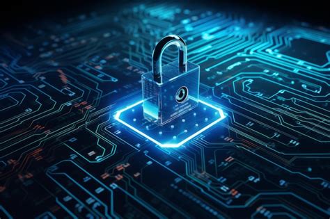 Premium Photo Securing Data Privacy Cyber Security Encryption Technology In A Conceptual 3d