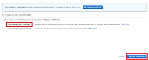 Creating A Public Ssl Tls Certificate In Aws Certificate Manager Radish Logic
