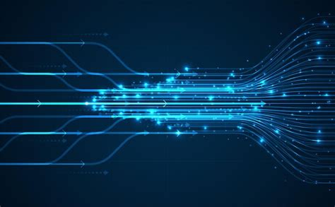 Premium Vector Technology Background Big Data Visualization Concept