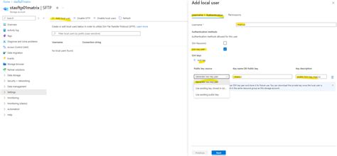 Set Up An Azure Storage Account And Blob Storage For SFTP Access Matrixpost Net