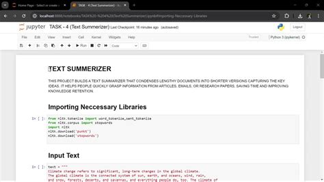 mahendra vusa on linkedin internship textsummarization nlp machinelearning python techstraver