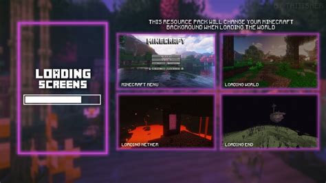 Loading Screens Minecraft Texture Pack