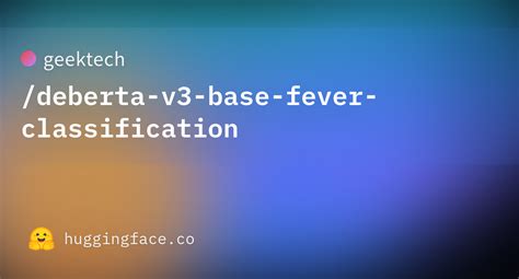 Geektechdeberta V3 Base Fever Classification At Main