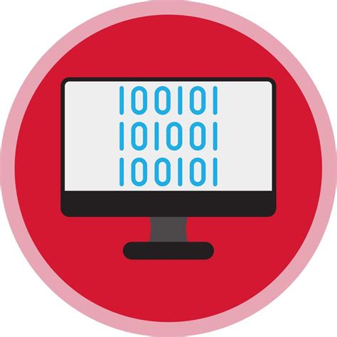 Binary Code Flat Multi Circle Icon 42995581 Vector Art At Vecteezy
