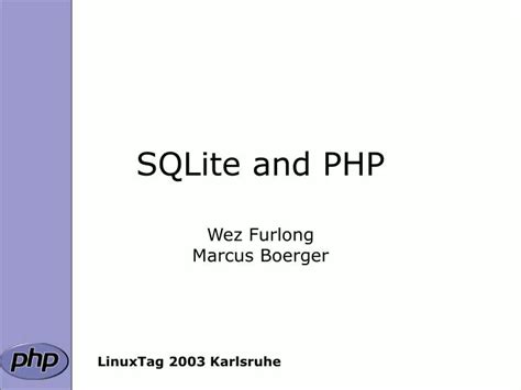 Ppt Sqlite And Php Powerpoint Presentation Free Download Id 6751056