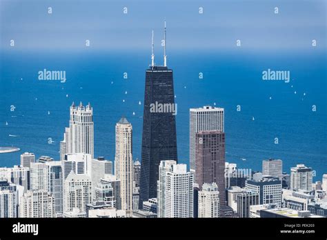 Buckingham Brunnen Chicago Sears Willis Turm Fotos Und Bildmaterial