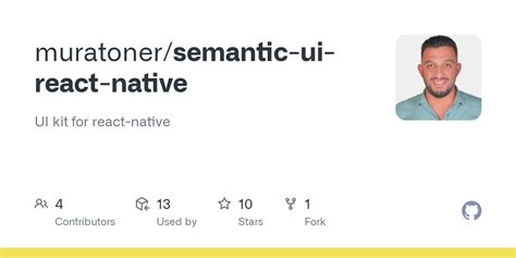 github muratoner semantic ui react native ui kit for react native