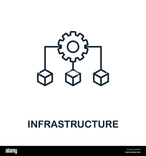 Infrastructure Outline Icon Thin Line Style From Community Icons Collection Pixel Perfect