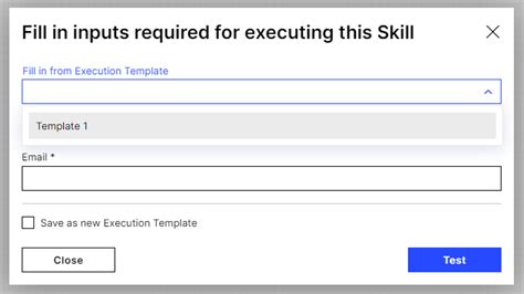 Execution Templates